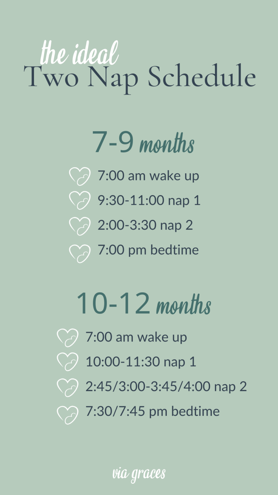 When to Transition to Two Naps and a Clock-Based Schedule | Via Graces